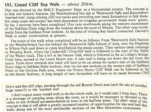 Grand Cliff Top Walk Trail (MT-GCT) - Nature Trail